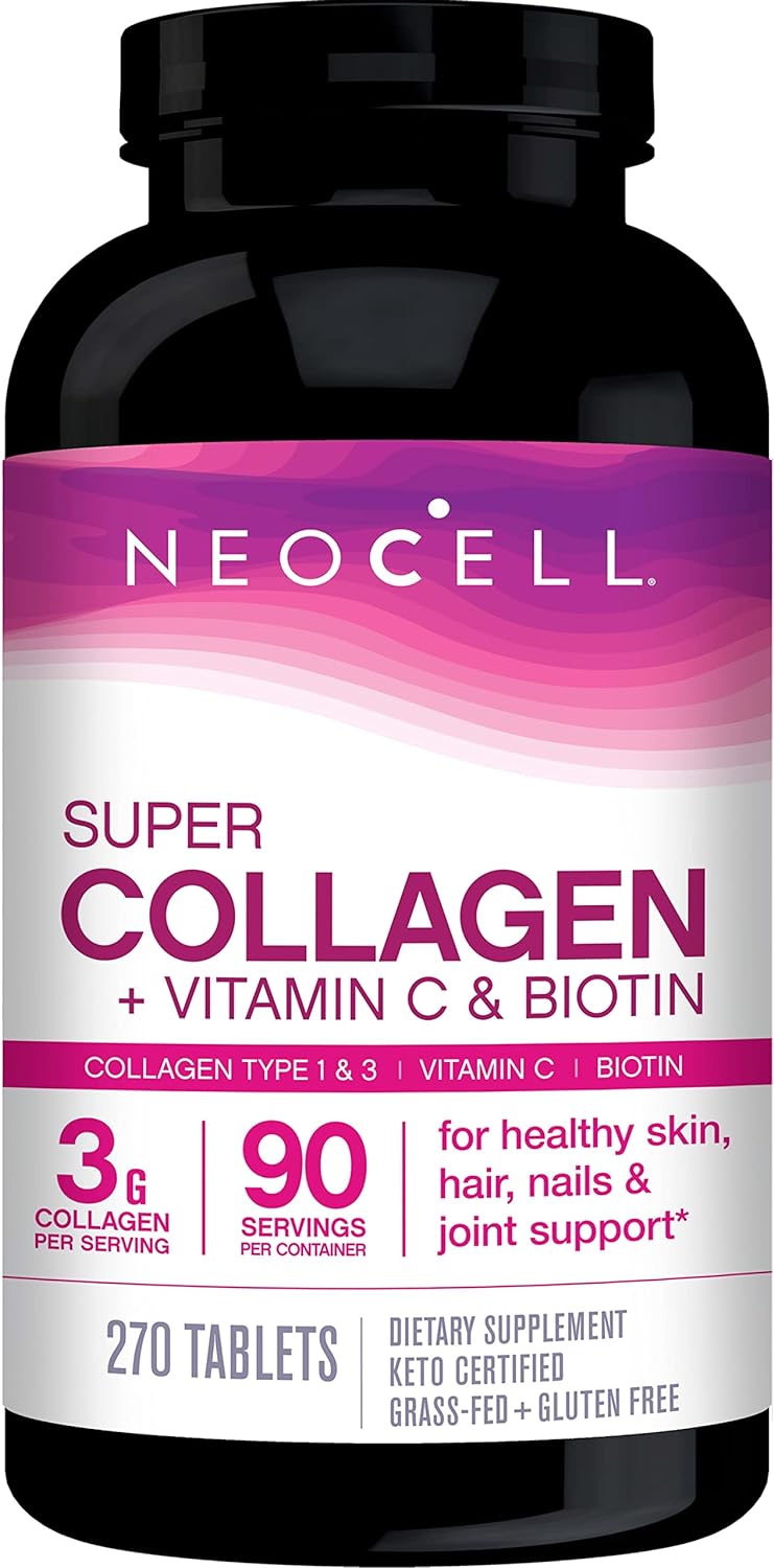 NEOCELL - SUPER COLLAGEN + VITAMIN C BIOTIN – GlamAndGlow BeautyHub